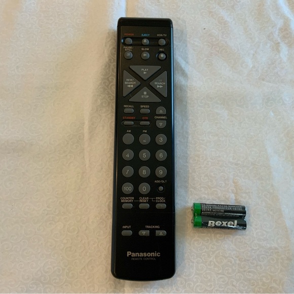Other | Panasonic Remote Control Vcr Vhs Player Japan With Batteries ...